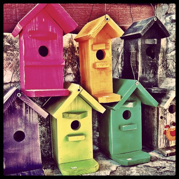 2011-08-12 – Colorful Birdhouses | Peter Tsai Photography Blog
